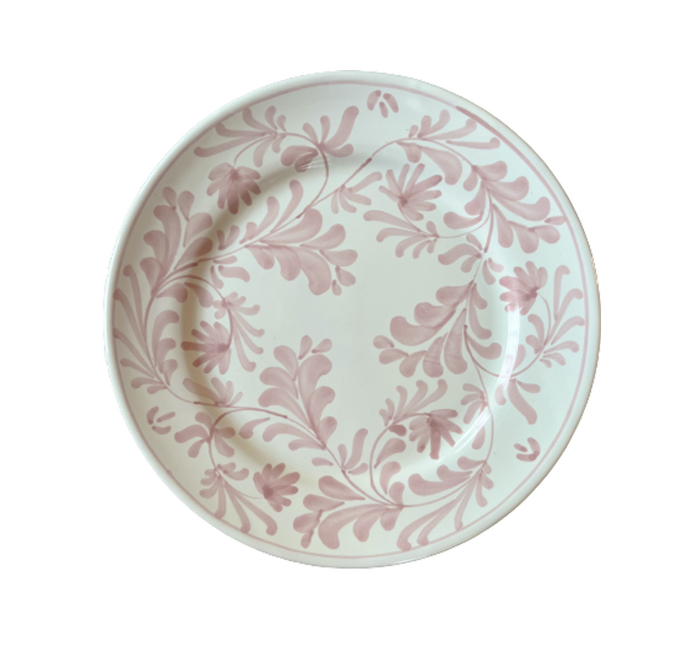 Flora Dinner Plate Pink – 9 Rue Clementine